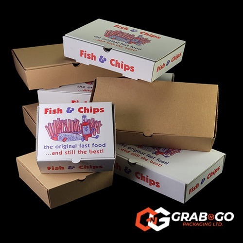 Printed Chips Box - Grab & Go Packaging